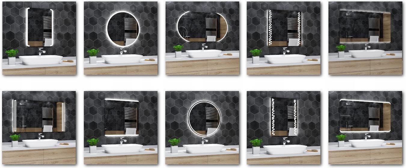 ALASTA LUSTRO PODŚWIETLANE 2 KOLORY LED 60X60CM BERLIN - Opinie i ...
