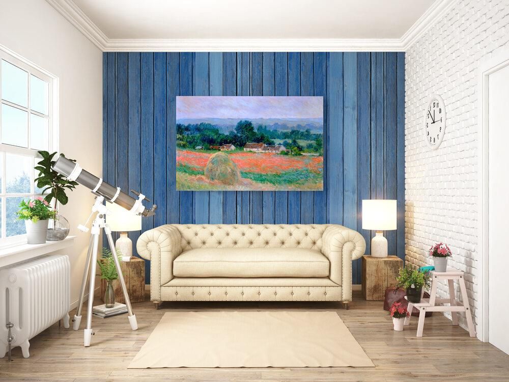 Vintageposteria.Pl Retro Stóg Siana W Giverny Claude Monet 21X29Cm A4 ...