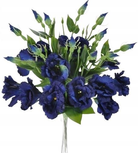 EUSTOMA BUKIET KWIATY SZTUCZNE 48 CM 12 SZTUK - Opinie i atrakcyjne ...