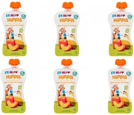 Hipp Hippis Jabłka Mango Brzoskwinie Bio 6x100G - Ceny i opinie - Ceneo.pl