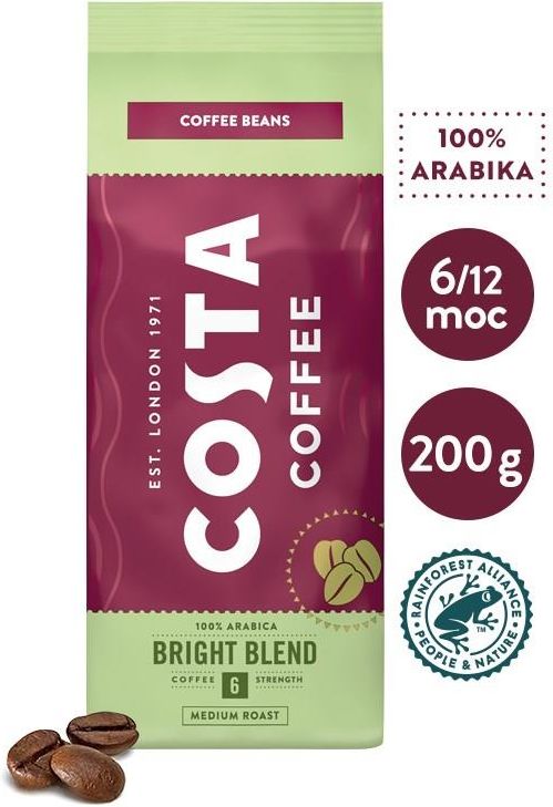 Kawa Costa Coffee The Bright Blend kawa ziarnista 200g - Ceny i opinie ...