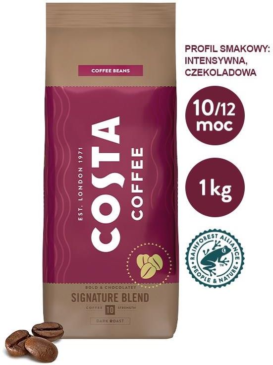 Kawa Costa Coffee Signature Blend Dark Roast Ziarnista 1kg - Ceny i ...