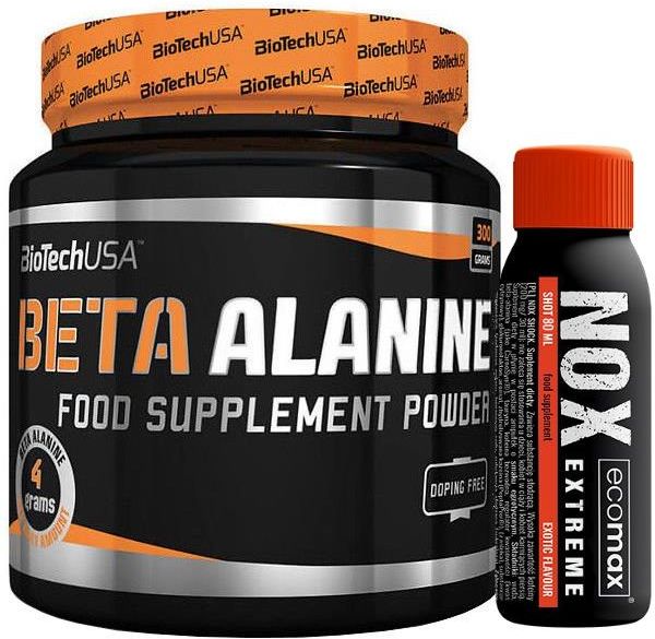 Biotech Beta Alanine 300 G + Ecomax Nox Extreme Shot 80 Ml - Alanina ...