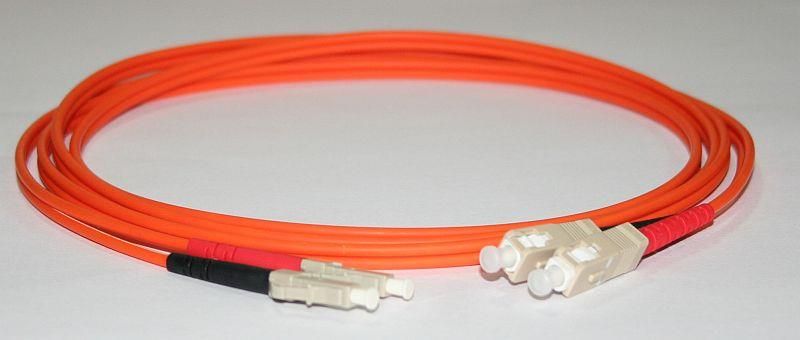 Patchcord LCSC-MM-OM2-3M SX Wielomodowy simpleksowy patchcord światłowodowy LC-SC o długości 3m ...