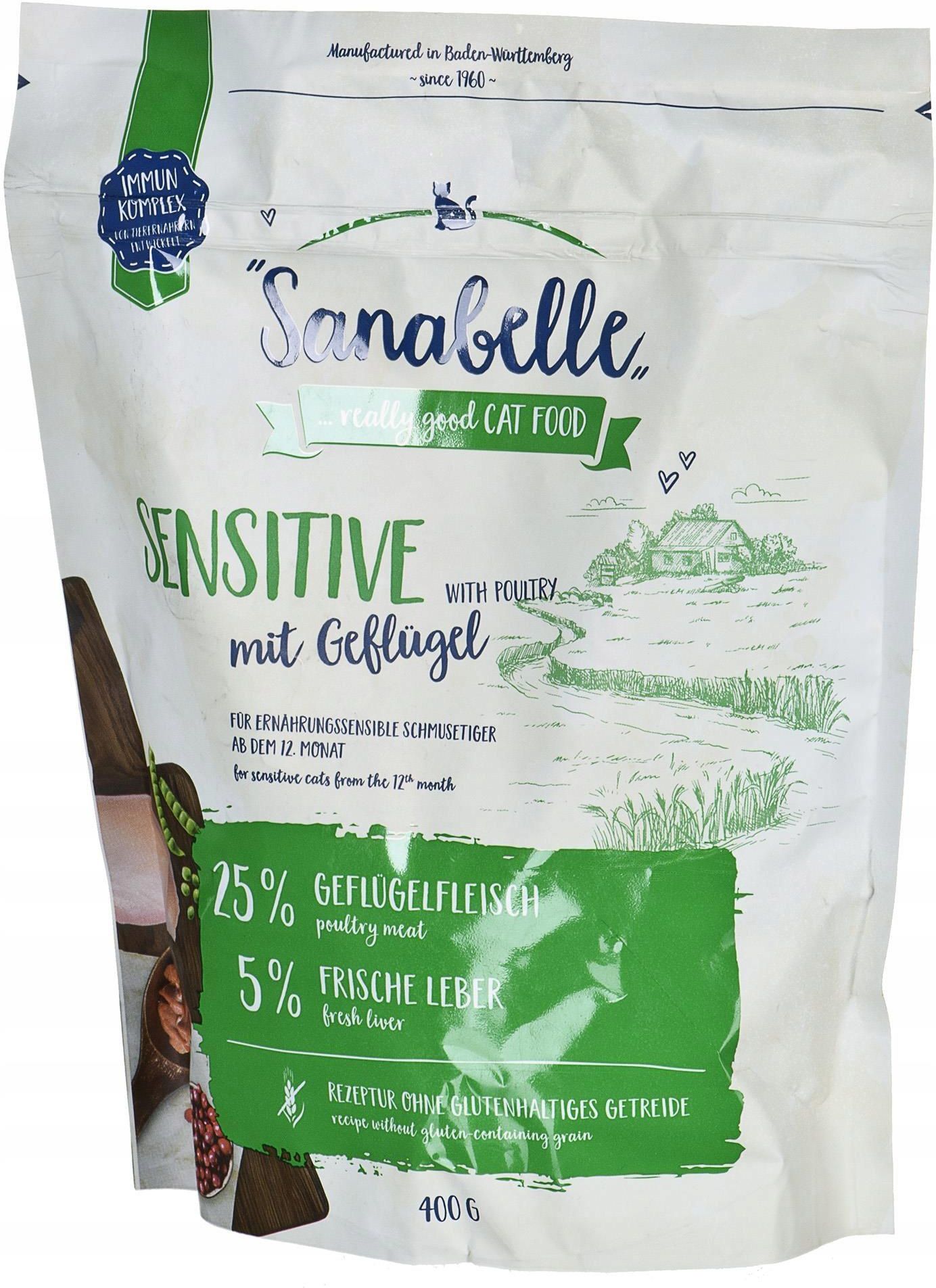 Karma SANABELLE 44011 ADULT SENSITIVE DRÓB 400G - Ceny i opinie - Ceneo.pl