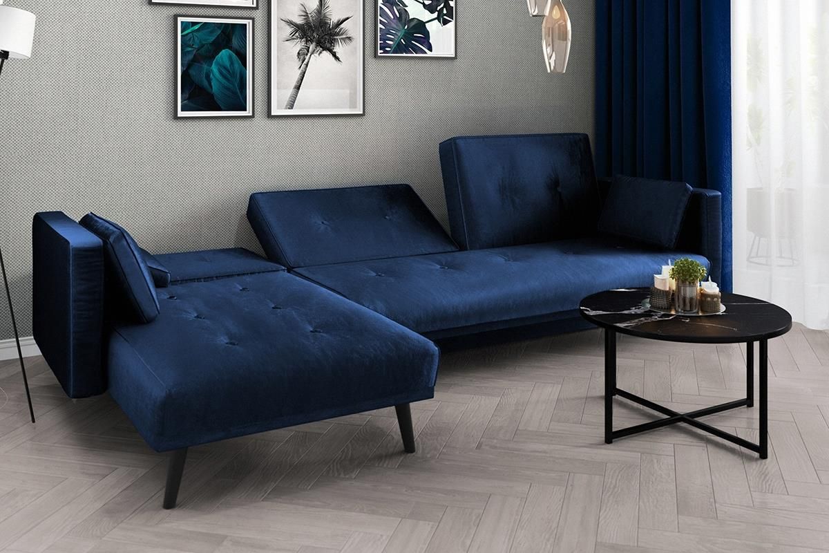 NAROŻNIK MRU MRU MONOLITH 77 GRANATOWY CZARNE NOGI 75764 - Opinie i ...