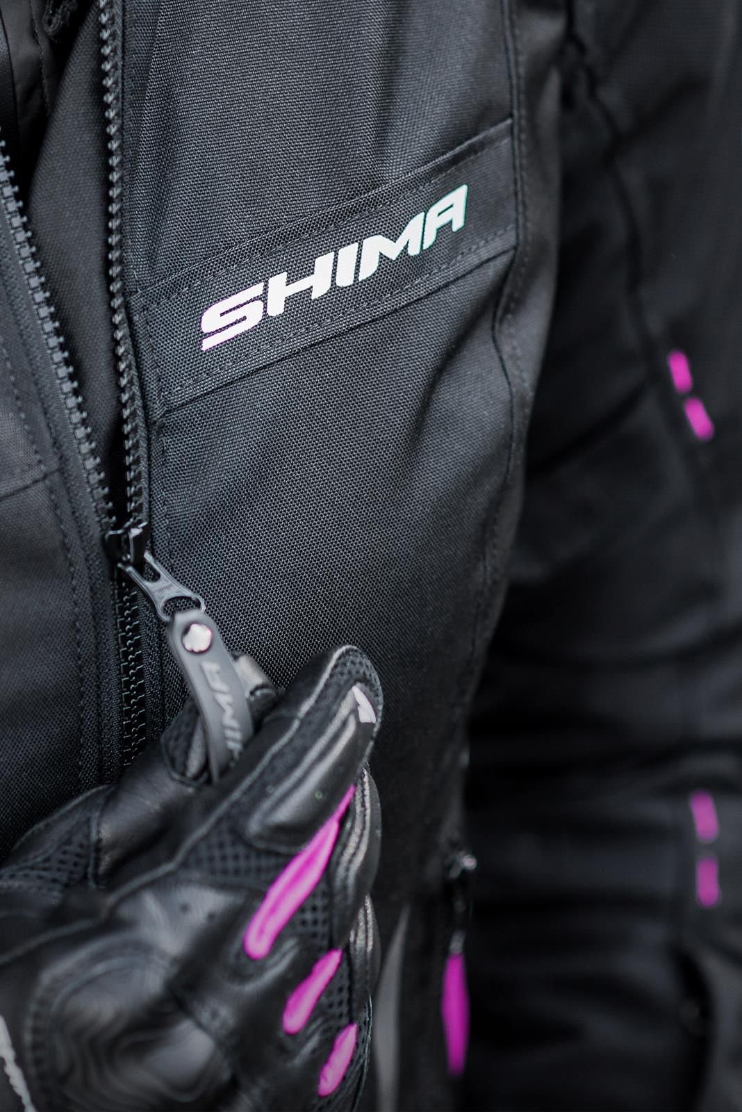 Odzież motocyklowa Shima Kurtka Damska Rush Lady Czarny - Opinie i ceny ...