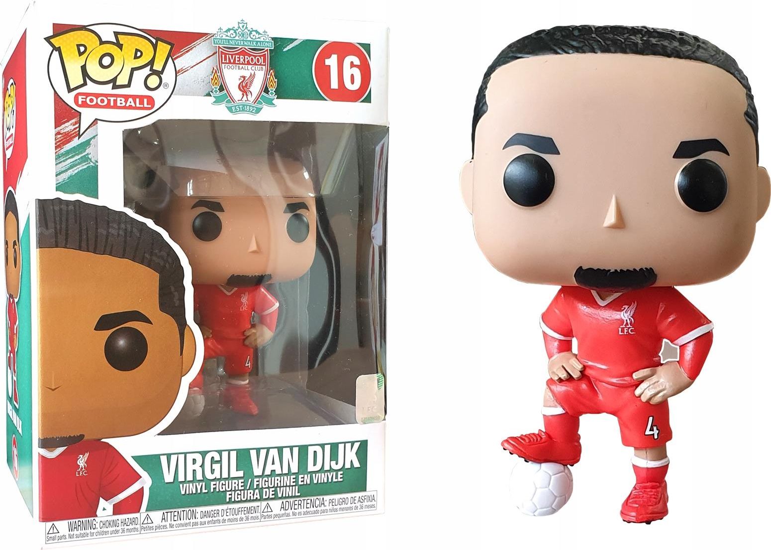 FUNKO POP FOOTBALL: VIRGIL VAN DIJK LIVERPOOL - 16 - Ceny i opinie ...