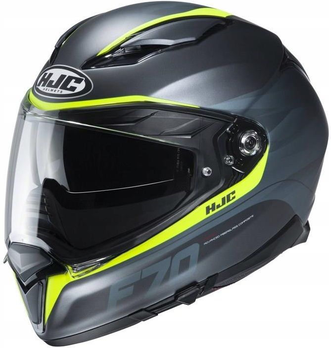 Kask motocyklowy Hjc Hjc F70 Feron Black/Flo Yellow - Opinie i ceny na ...