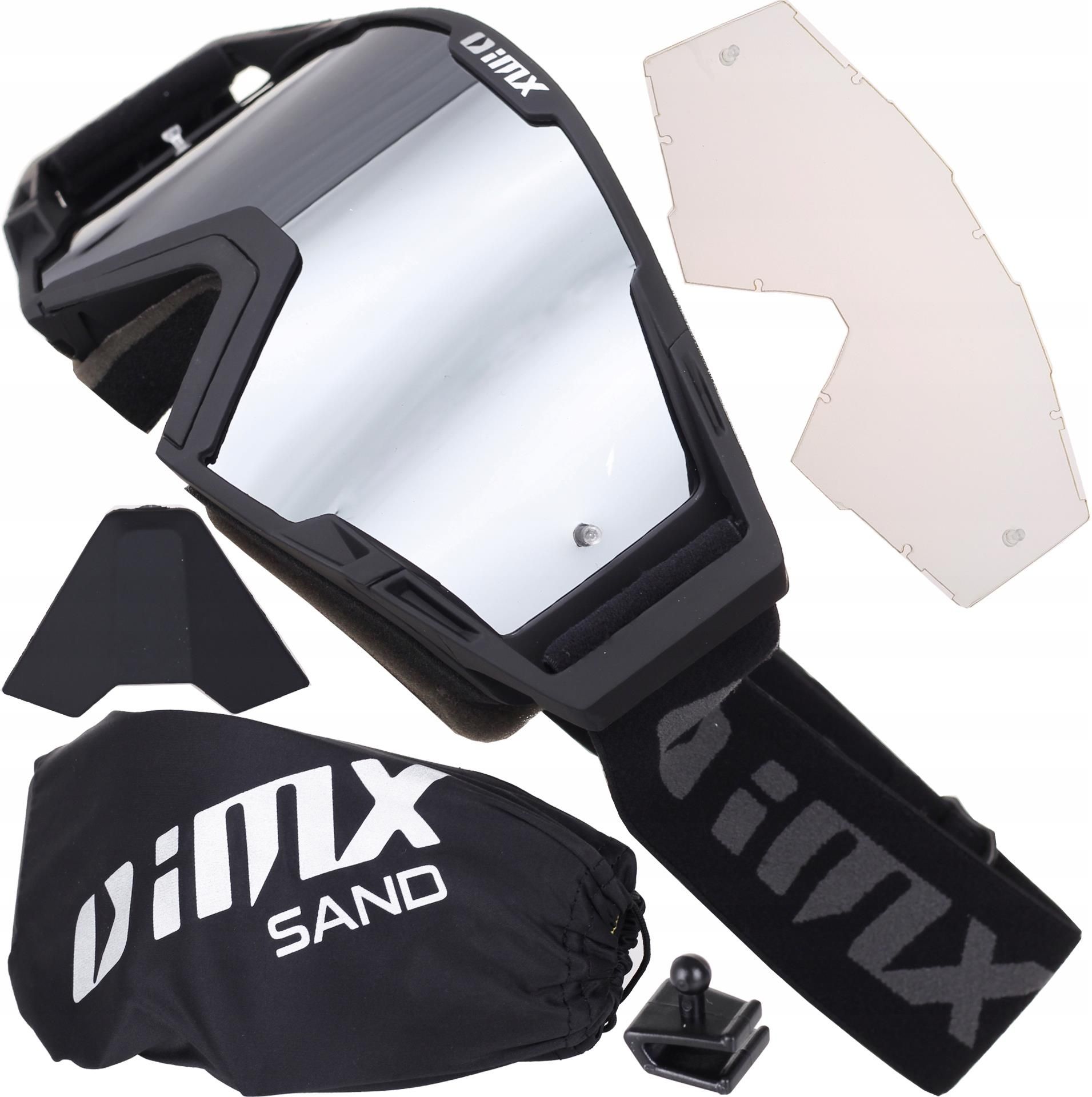Gogle motocyklowe IMX SAND BLACK GOGLE CROSS ENDURO 2 SZYBY - Opinie i ...