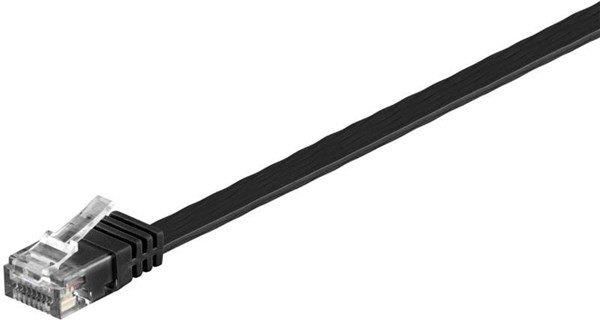 PRO LAN UTP CAT 6 FLAT - BLACK - 1M (4040849953804) - Opinie i ceny na ...