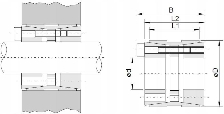 Tulej TULEJA ROZPRĘŻNO ZACISKOWA BK11 35X60 CLAMPEX - Opinie i ceny na Ceneo.pl