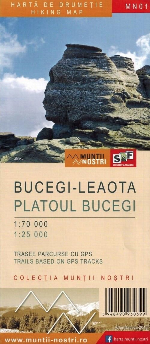 Góry Bucegi, Leaota. Wodoodporna mapa turystyczna - Ceny i opinie ...