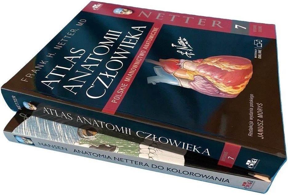 Atlas Anatomii Człowieka Nettera Pl+ Kolorowanka - Ceny i opinie - Ceneo.pl