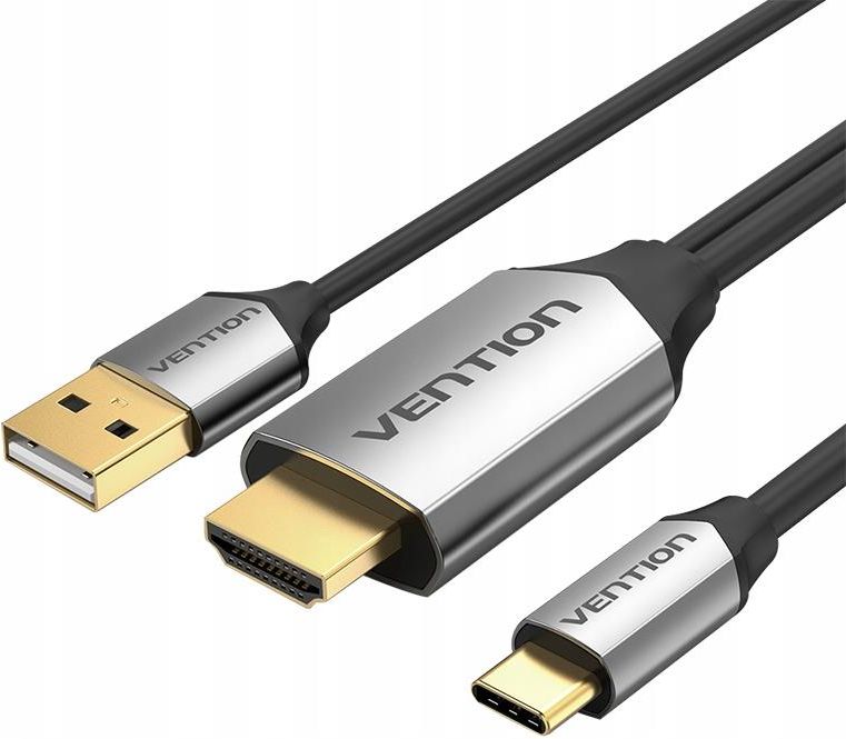 VENTION ADAPTER VENTION TYPE-C -- HDMI 4K + USB POWER 1M (CGTBF ...