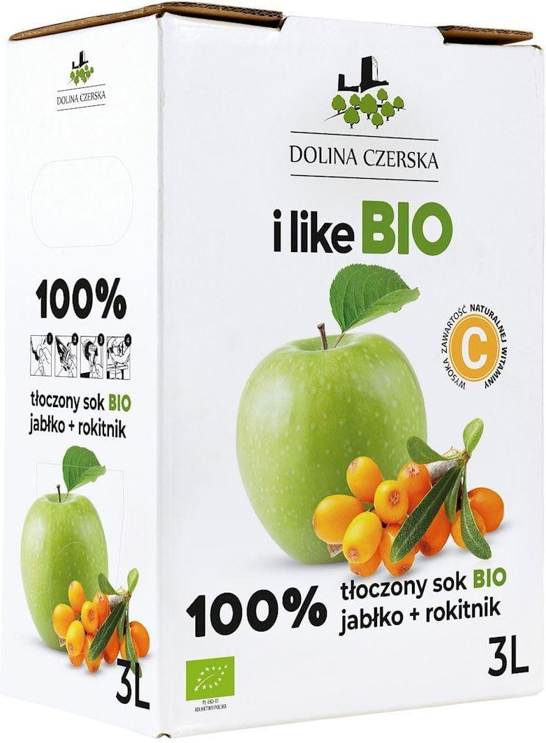Dolina Czerska Sok Jabłkowy Z Rokitnikiem Nfc Bio 3L - Ceny i opinie ...