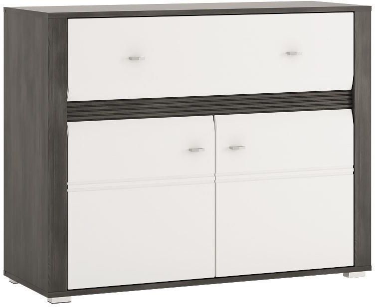 Extom Meble Komoda Sevilla 34 Sosna Norweska Biały Połysk - Opinie i ...