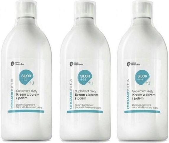 3 x Invex Remedies Silor+B+J krzem z borem i jodem 1000ml - Opinie i ...