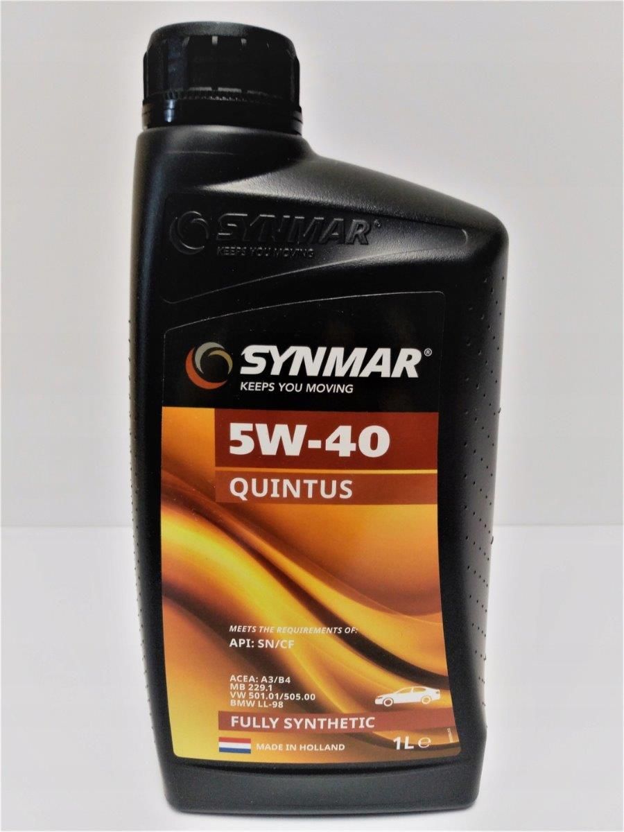 Olej silnikowy Synmar Quintus 5W-40 1L - Vw 501.01 505.00 - Opinie i ...