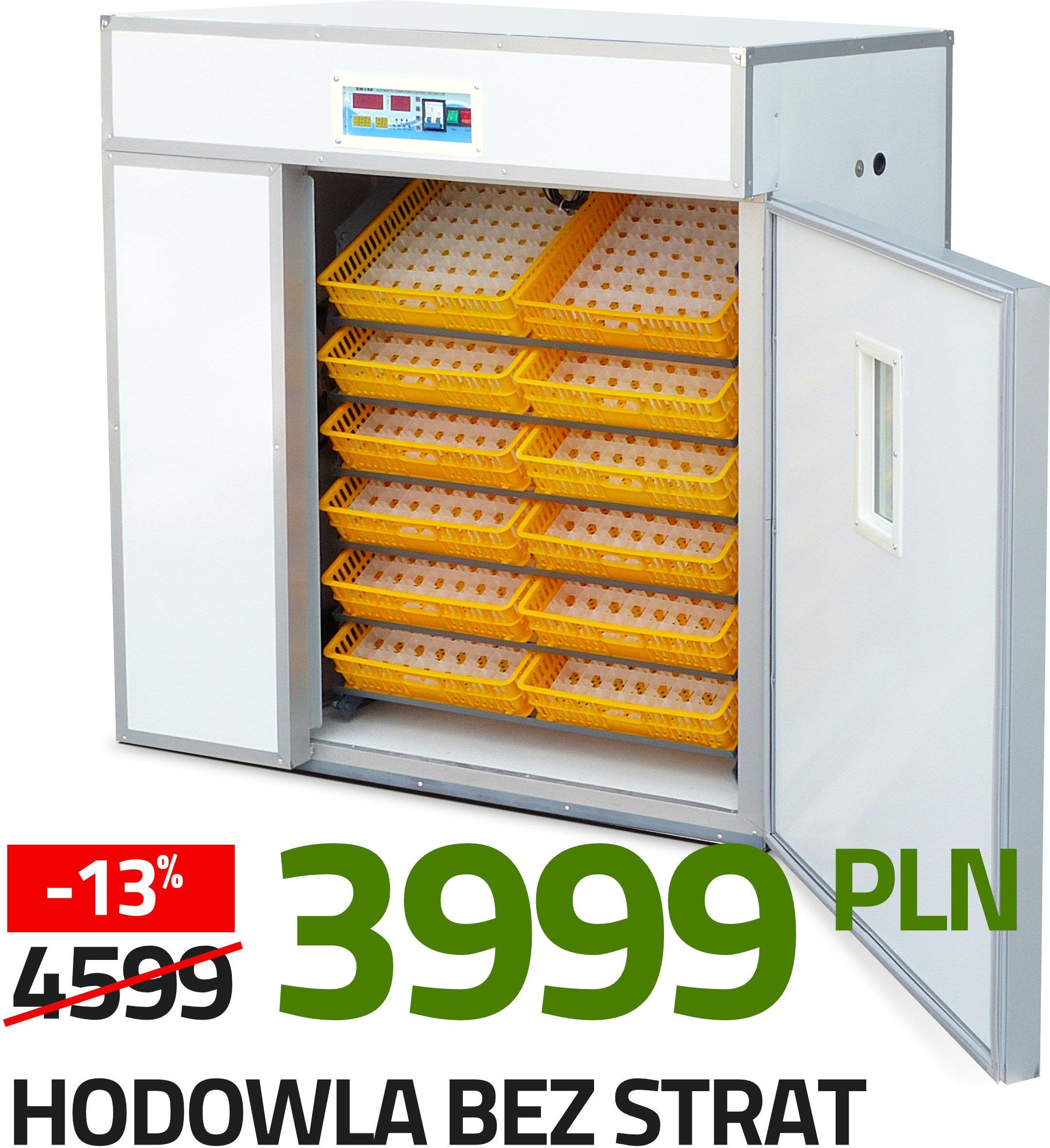 Inkubator Lęgowy Do Jaj 1056 Szt. Automatyczny Przemysłowy Z Funkcją ...