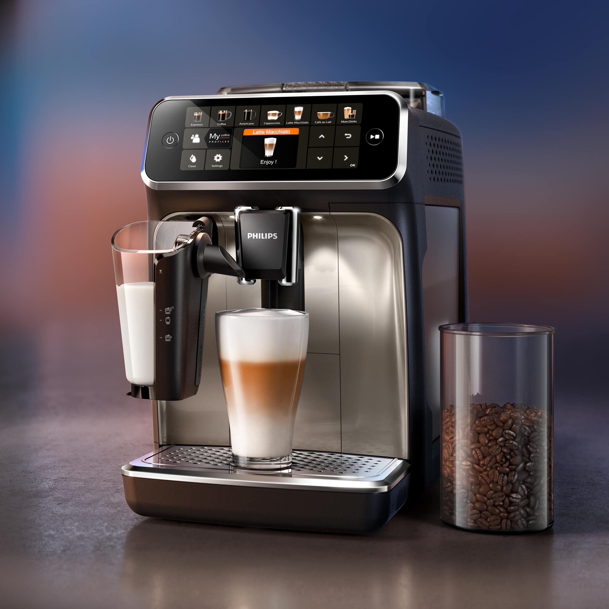 PHILIPS 5400 LatteGo EP5447/90 czarny - Opinie i ceny na Ceneo.pl