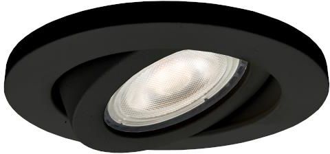 Light Prestige Lagos oczko podtynkowe okrągłe ruchome czarne IP20 GU10 ...
