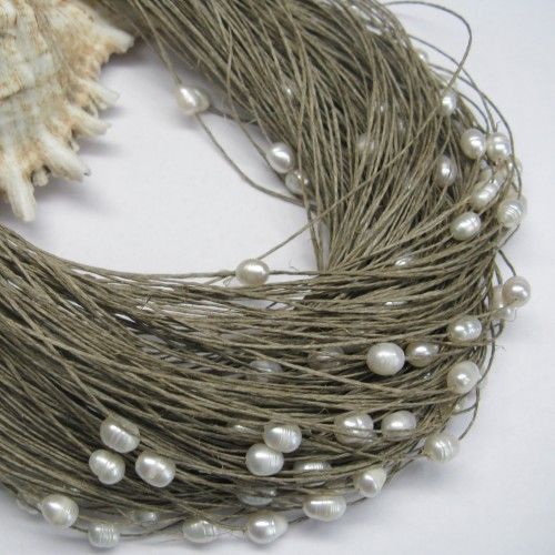 Amber Planet Nord Len i Perły Hodowlane - naszyjnik - Ceny i opinie ...