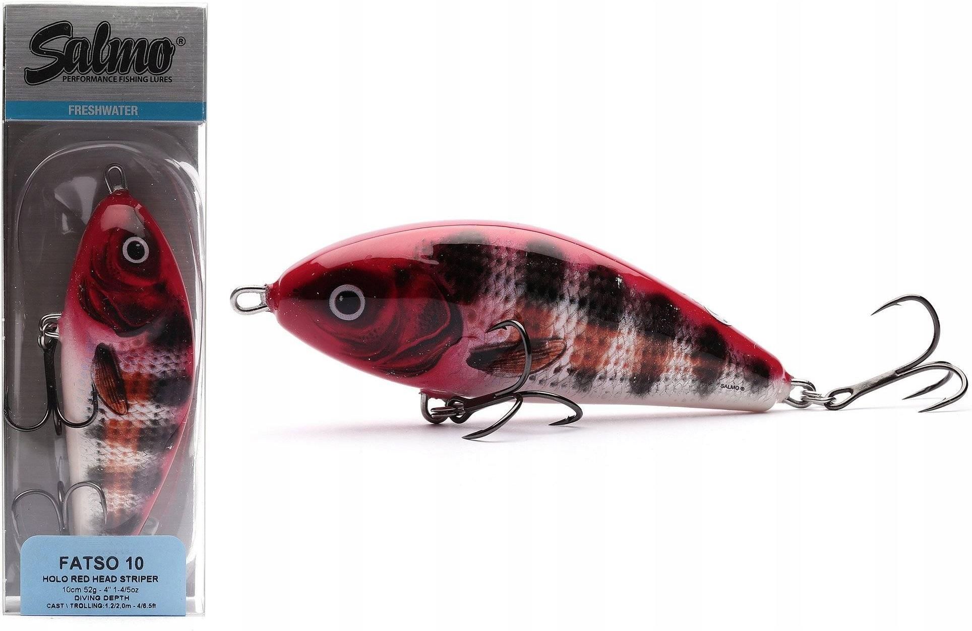 WOBLER SALMO FATSO FLOATING 10CM - QFA046 - Ceny i opinie - Ceneo.pl