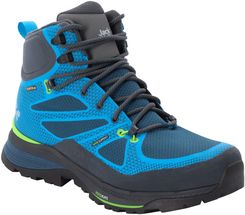 Buty trekkingowe Jack Wolfskin Force Striker Texapore Mid M Blue Green ...