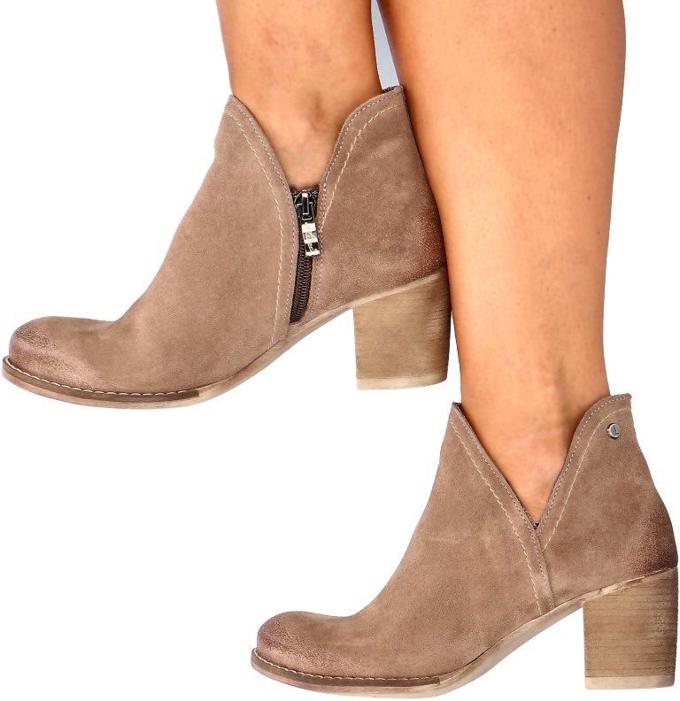 LEMAR 60277 TAUPE - BOTKI NA NISKIM OBCASIE - Ceny i opinie - Ceneo.pl