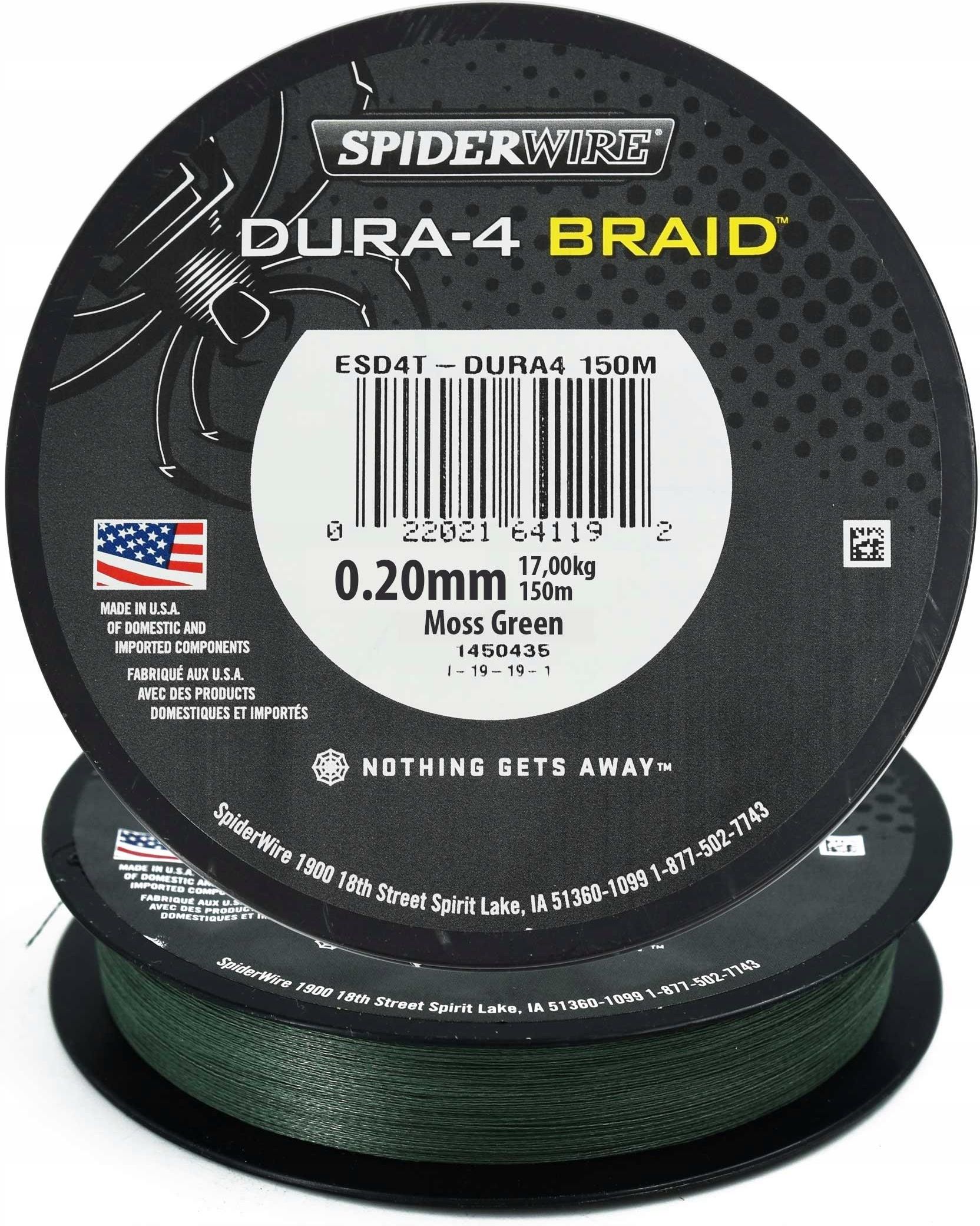 PLECIONKA SPIDERWIRE DURA 4 GREEN 0.20MM/150M SPIDDURAG - Ceny i opinie - Ceneo.pl