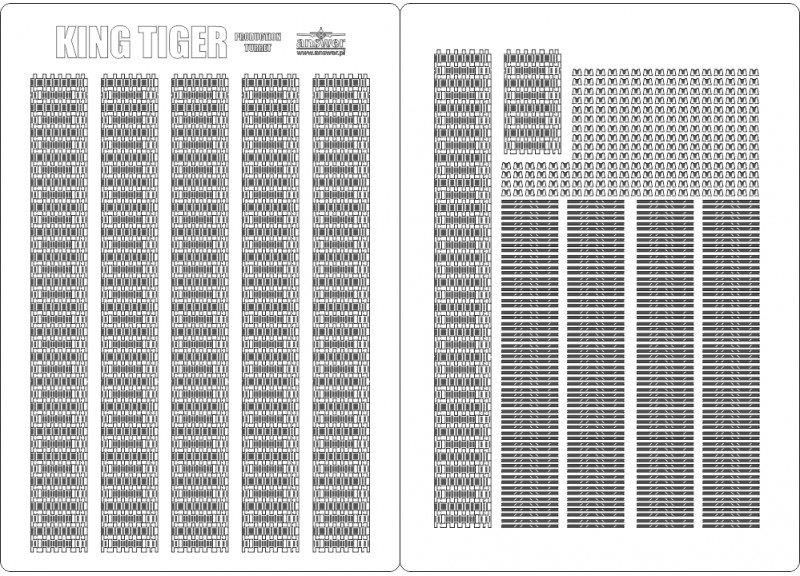 Angraf Gąsienice do King Tiger - 106 1:25 - Ceny i opinie - Ceneo.pl