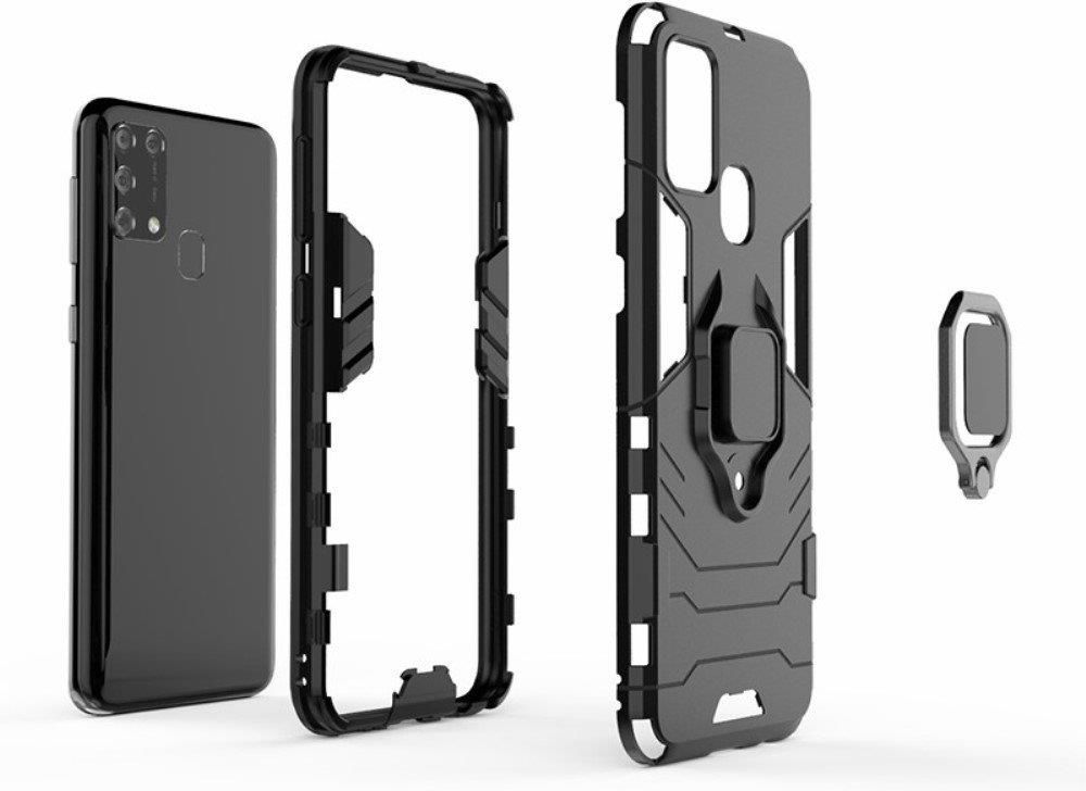 Erbord Etui KickStand Ring do Samsung Galaxy M31 - Black - Etui na ...