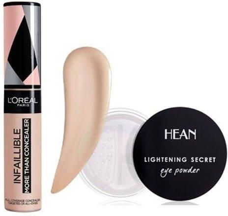 Zestaw dla kobiety Hean Zestaw Puder + Korektor Pod Oczy - Opinie i ...