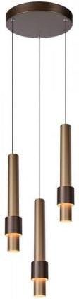 Lucide Lampa Wisząca Led Margary 3X(5W 300Lm) 2700K Brązowa 24400/15/96 ...