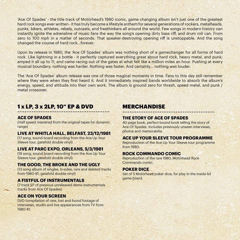 Płyta winylowa Motorhead Ace of Spades Box-set - Ceny i opinie - Ceneo.pl