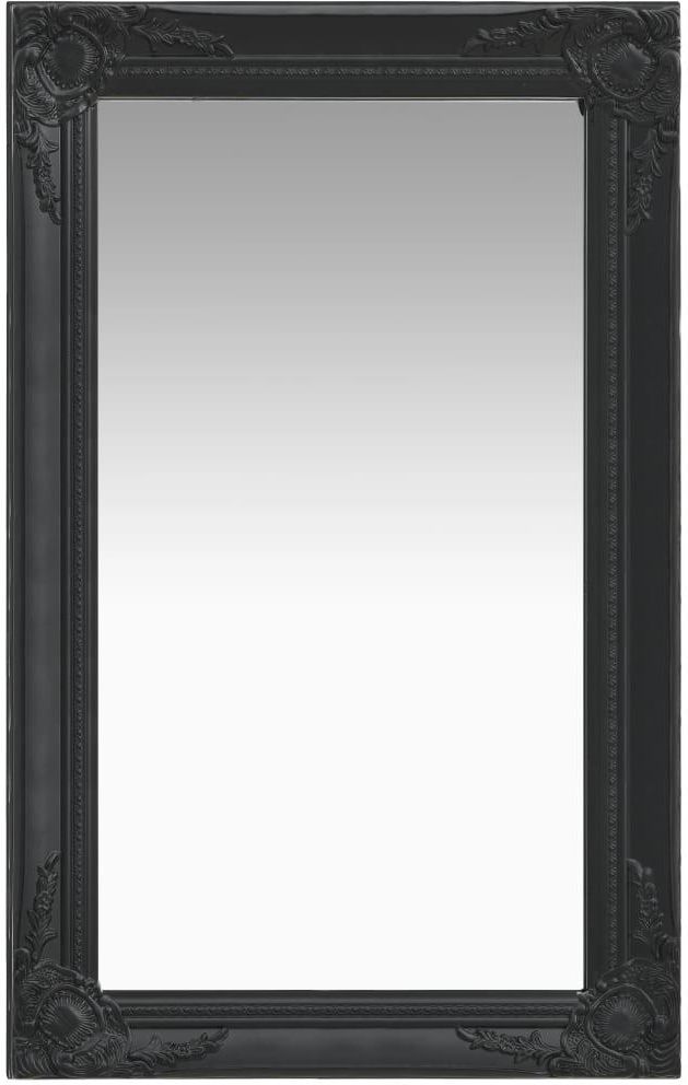 Lustro Ścienne W Stylu Barokowym 50X80 Cm Czarne - Opinie i atrakcyjne ...