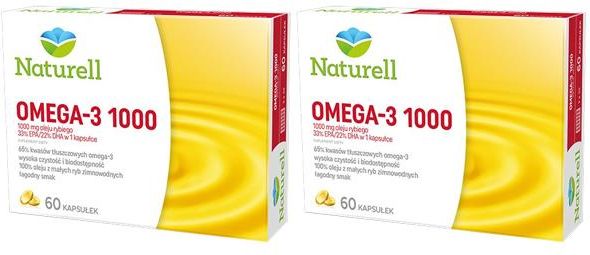 Naturell Zestaw Omega-3 1000 Mg 2X60Kaps. - Opinie i ceny na Ceneo.pl