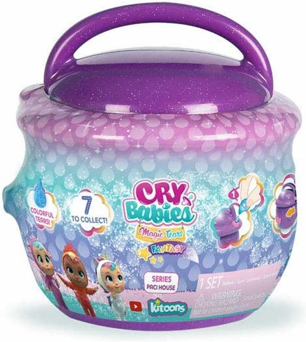 Lalka Imc Toys Cry Babies Magic Tears Paci House fiolet 91061 - Ceny i ...