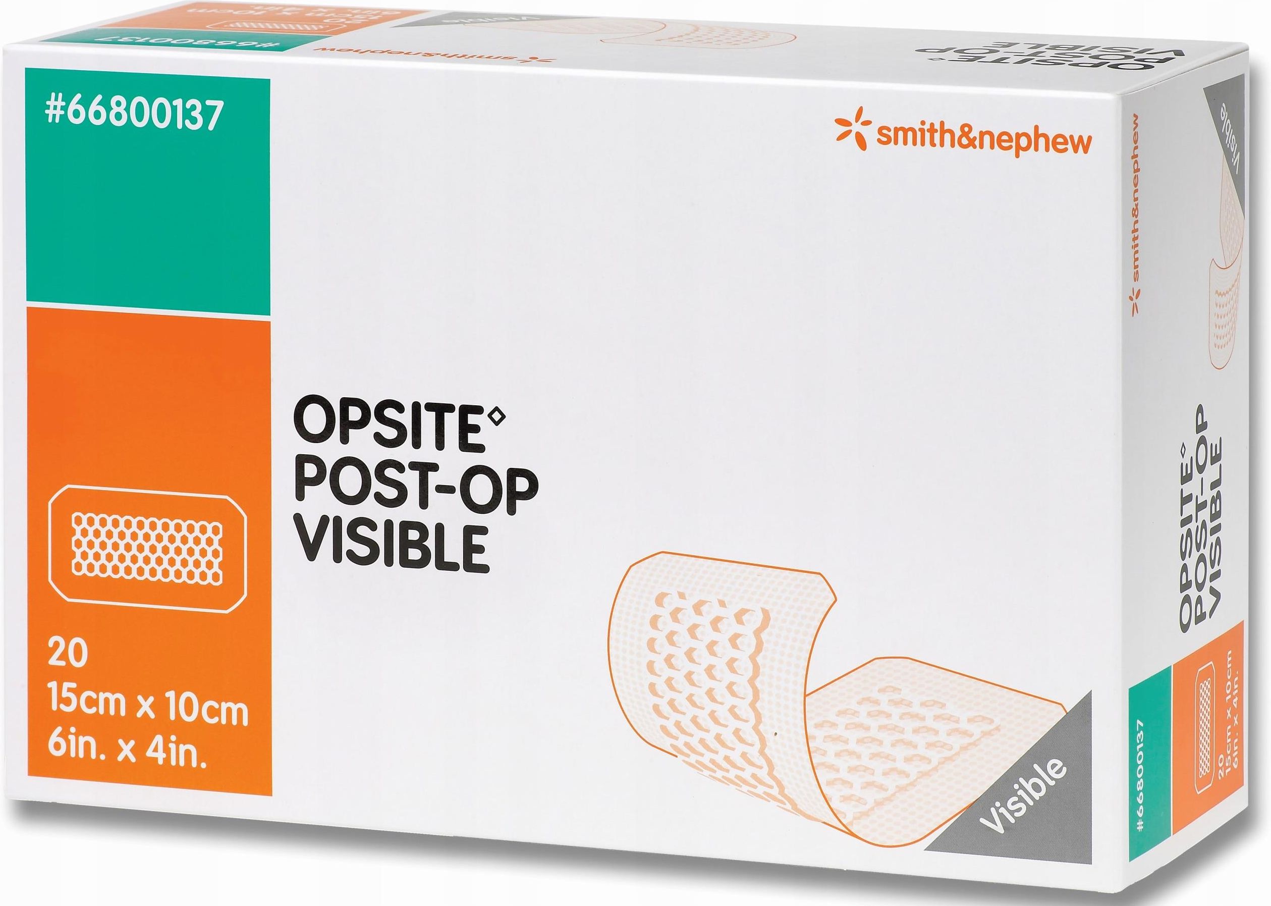 SMITH NEPHEW OPSITE POST-OP VISIBLE 15X10CM 20SZT - Opinie i ceny na ...