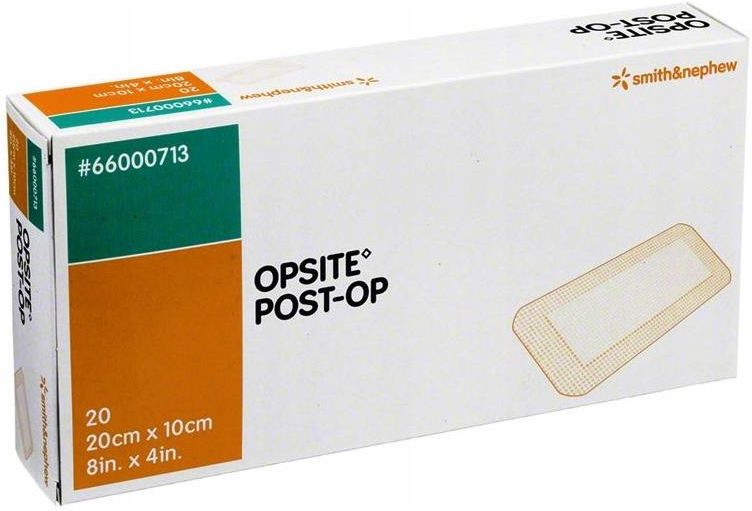 SMITH & NEPHEW - OPSITE POST-OP - 20CM X 10CM - Opinie i ceny na Ceneo.pl