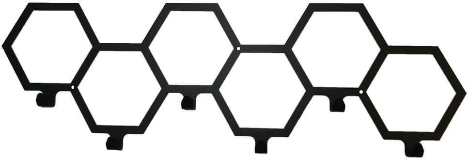 Epizodar Wieszak ścienny na ubrania Heksagon Honey Plaster miodu ...