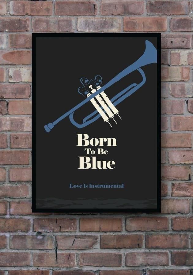 Born To Be Blue Plakat Poster Nubb - Opinie i atrakcyjne ceny na Ceneo.pl