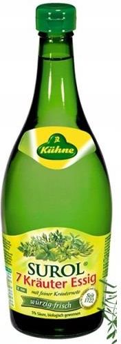 Surol ocet 7 ziół 5% 740ml szklana butelka De - Ceny i opinie - Ceneo.pl