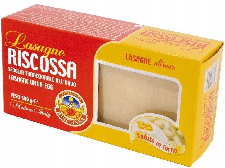 Riscossa Lasagne jajeczne nr 95 500g - Ceny i opinie - Ceneo.pl