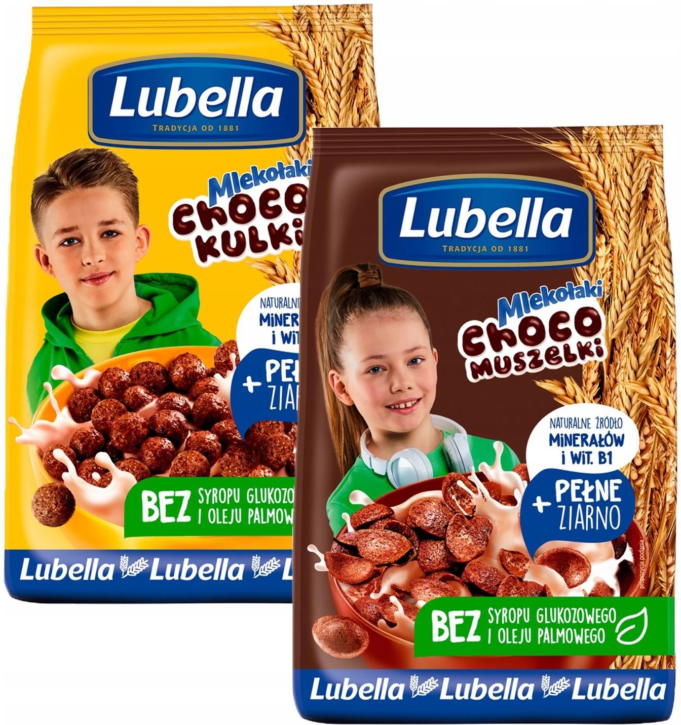 Lubella Mlekołaki Kulki I Muszelki Płatki 2X500G - Ceny i opinie - Ceneo.pl