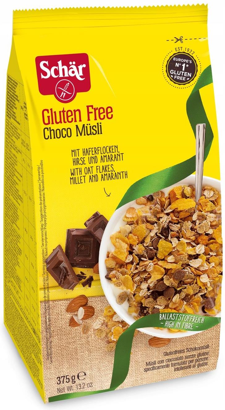 Choco Musli Musli Z Kawałkami Czekolady 375G Schar - Ceny i opinie ...