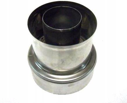 System kominkowy REDUKCJA DWUŚCIENNA 60/100 NA 80/125 KONCENTRYCZNA ...