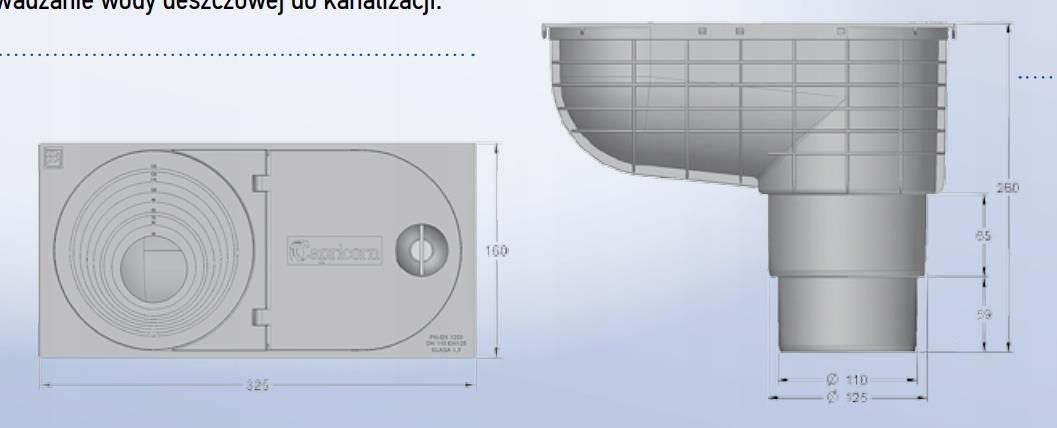 Rynna OSADNIK RYNNOWY CZYSZCZAK Q3Z CZARNY CAPRICORN ...