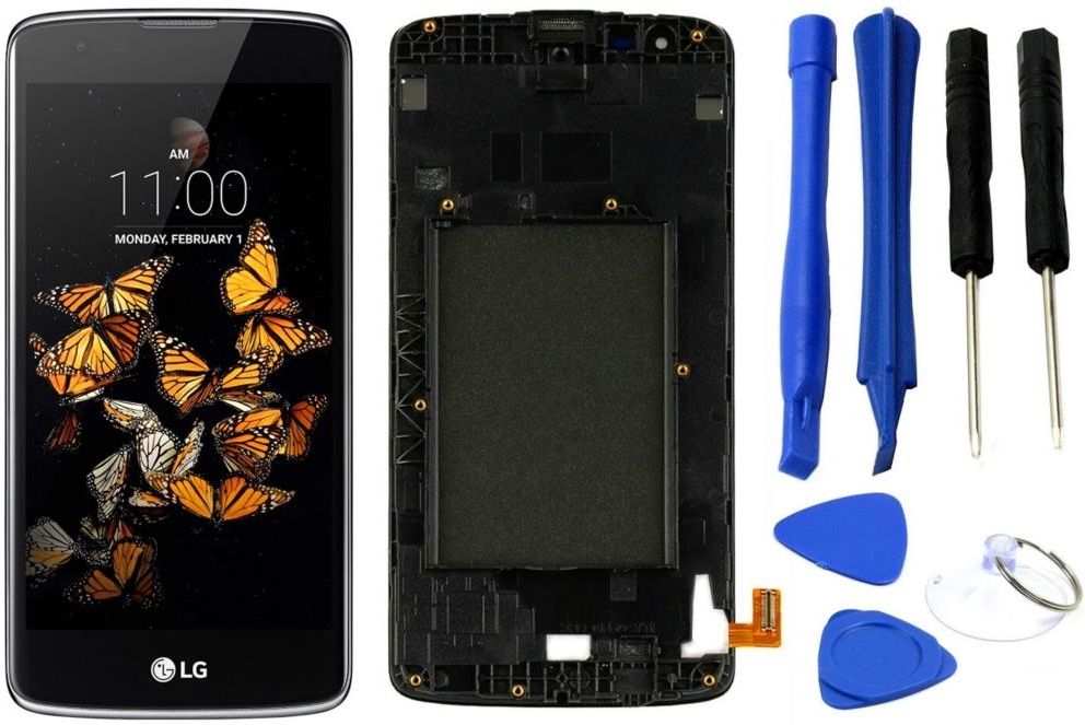Podzespoły do telefonu Gat WYŚWIETLACZ Z DIGITIZEREM FULL SET LG K8 4G ...